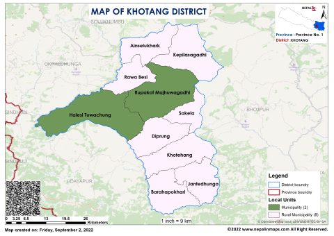 Khotang | Maps of Nepal