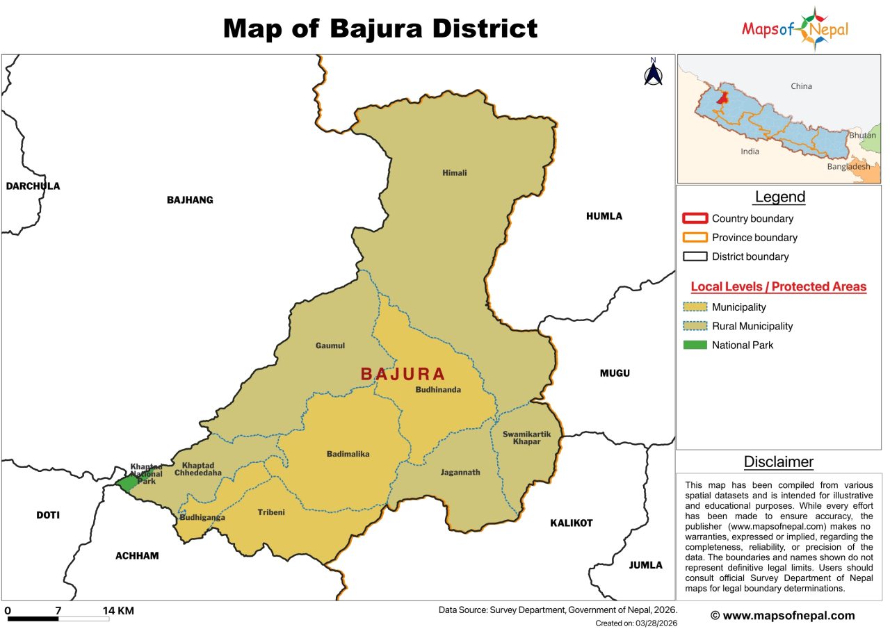 Bajura | Maps of Nepal