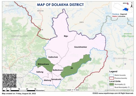 Dolakha | Maps of Nepal
