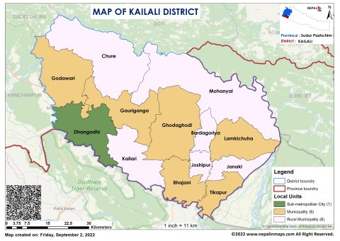 Kailali | Maps of Nepal