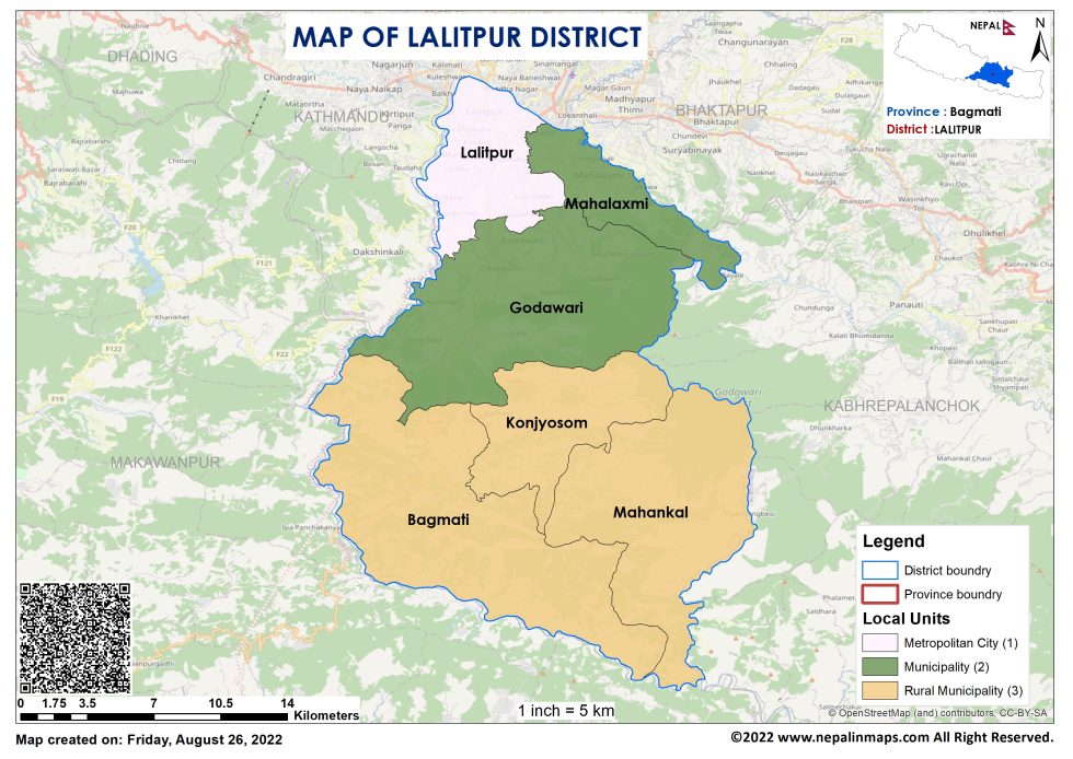 Lalitpur | Maps of Nepal