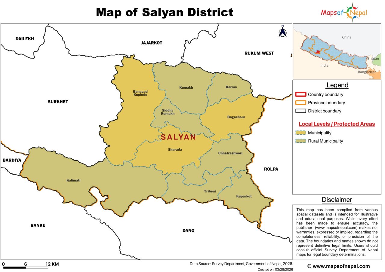 Salyan | Maps of Nepal