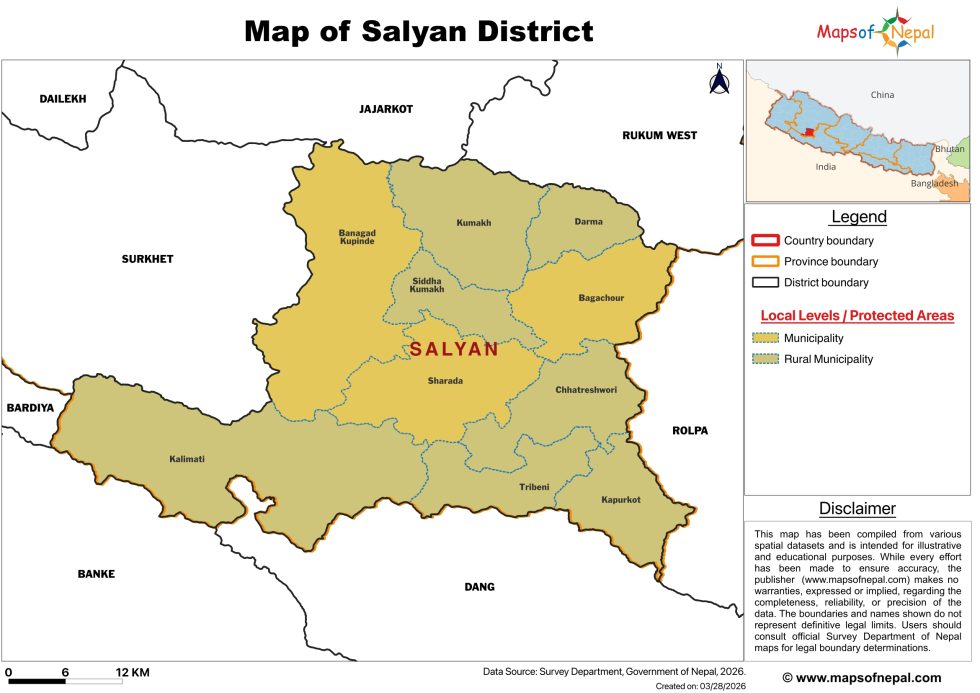 Salyan | Maps of Nepal