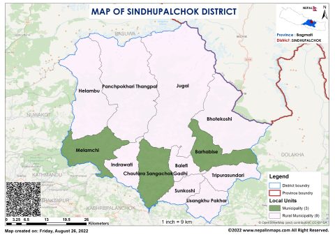 Sindhupalchok | Maps of Nepal