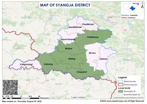 Syangja | Maps of Nepal