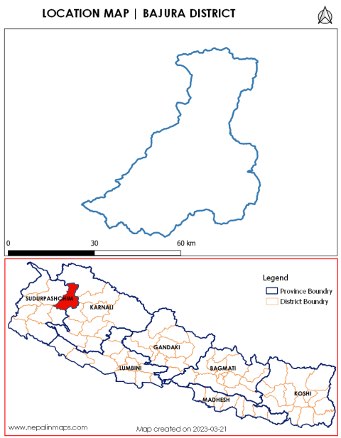 Bajura | Maps of Nepal