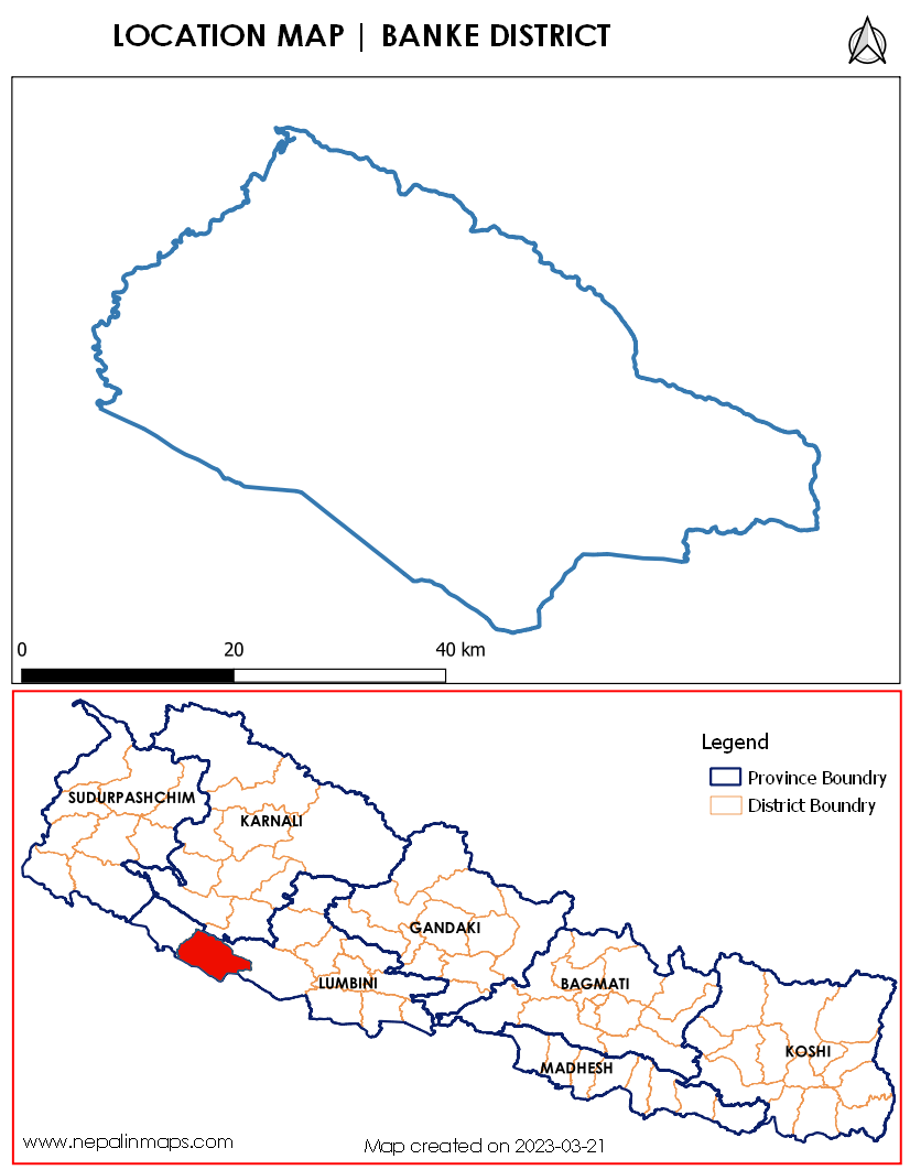 Banke | Maps of Nepal