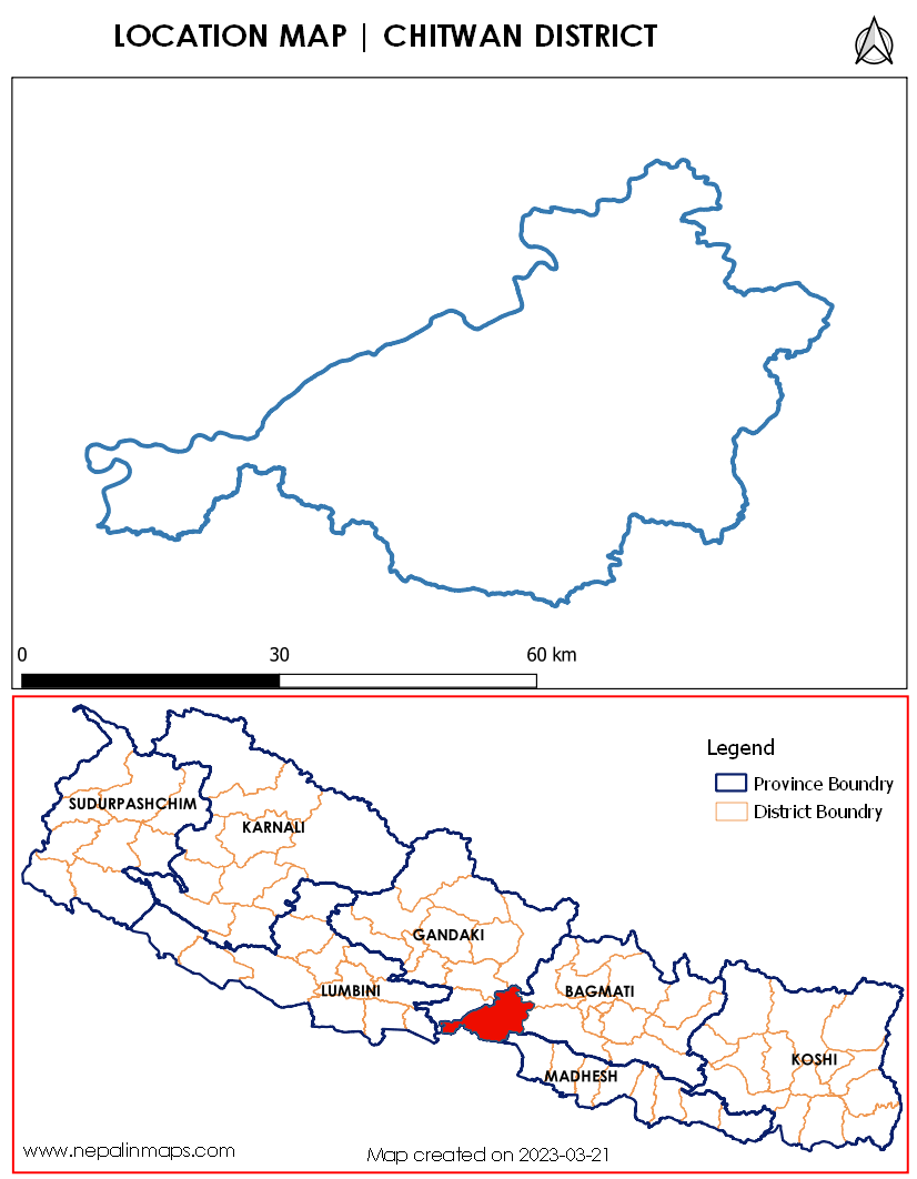 Chitwan | Maps of Nepal
