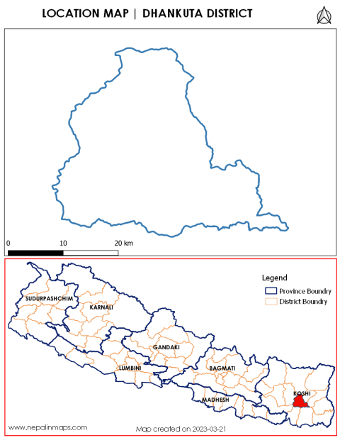 Dhankuta | Maps of Nepal