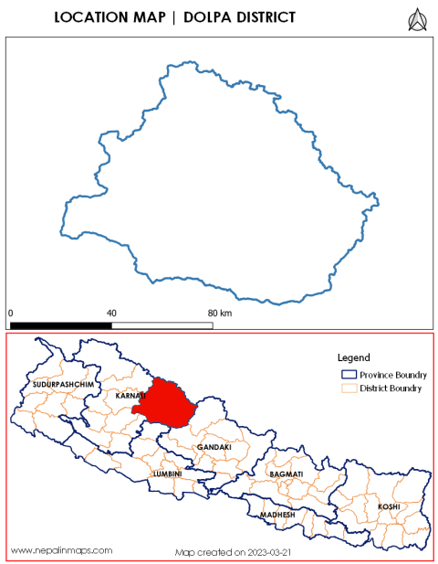 Dolpa | Maps of Nepal