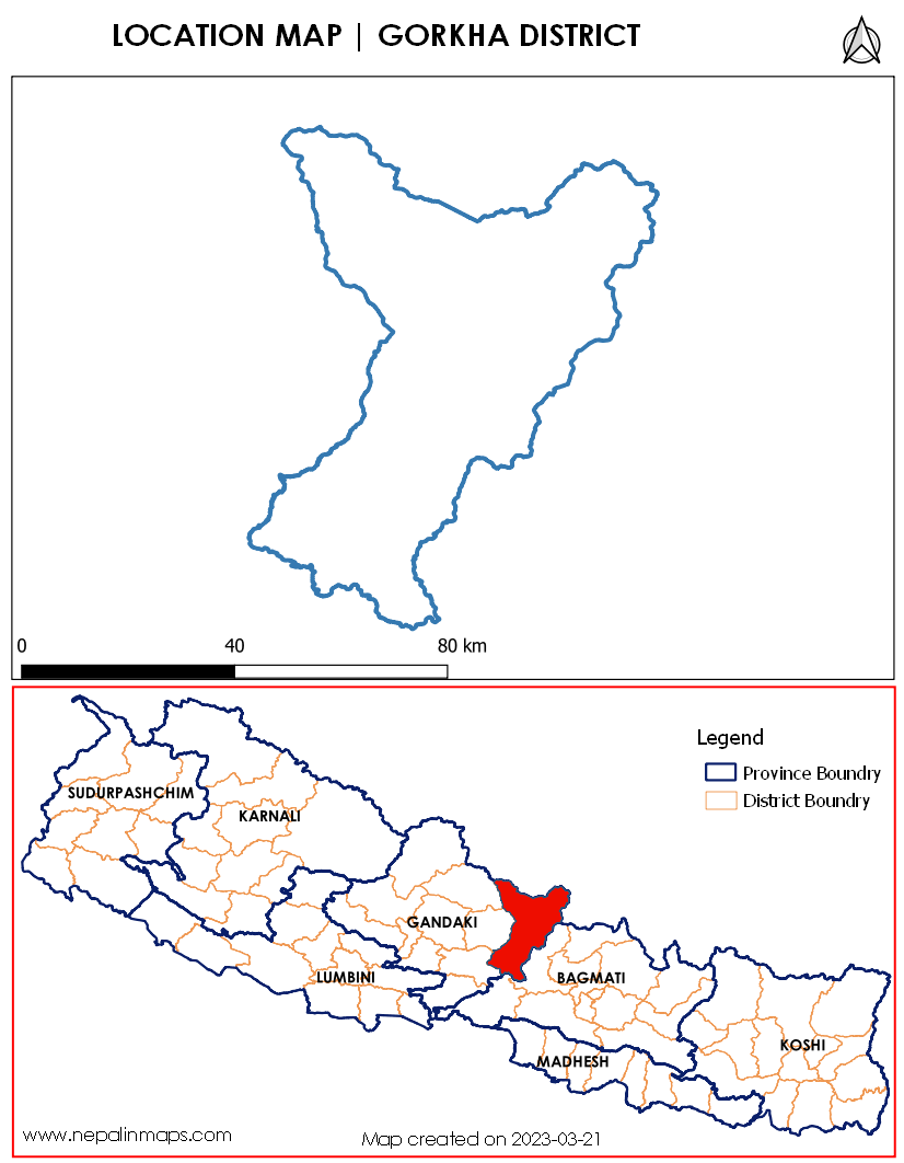 Gorkha | Maps of Nepal