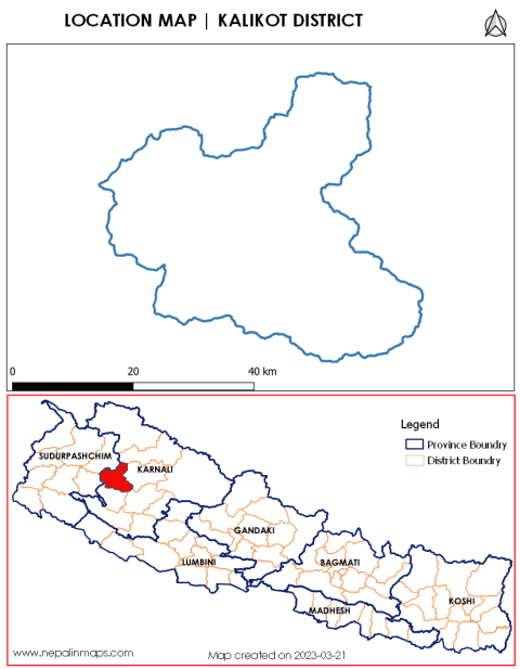 Kalikot | Maps of Nepal
