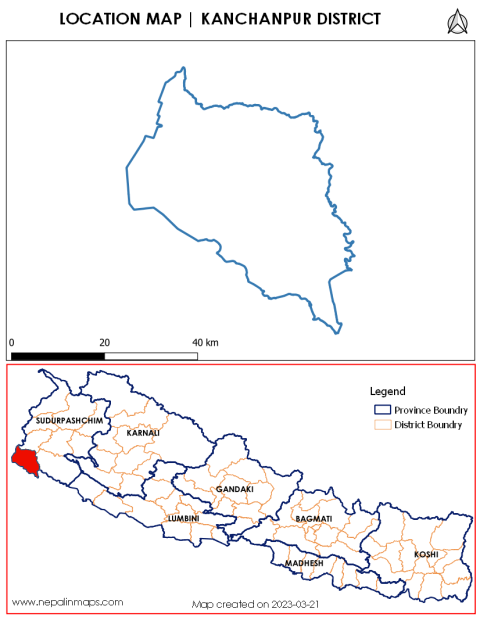 Kanchanpur | Maps of Nepal