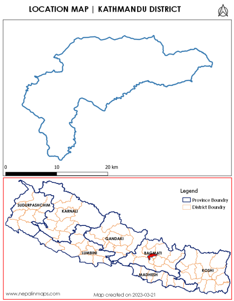 Kathmandu | Maps of Nepal