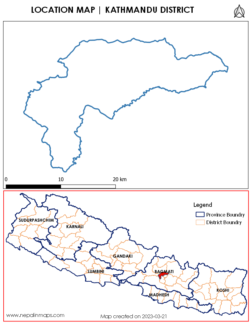 Kathmandu | Maps of Nepal