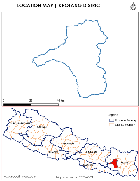 Khotang | Maps of Nepal