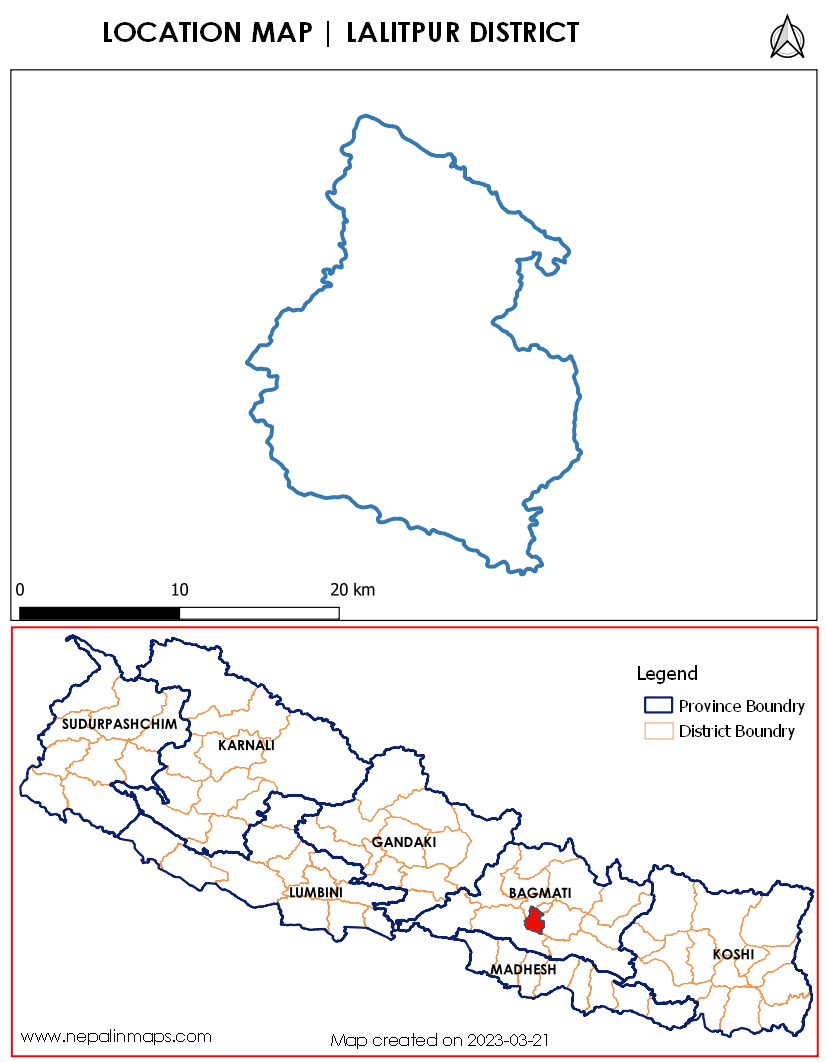 Lalitpur | Maps of Nepal