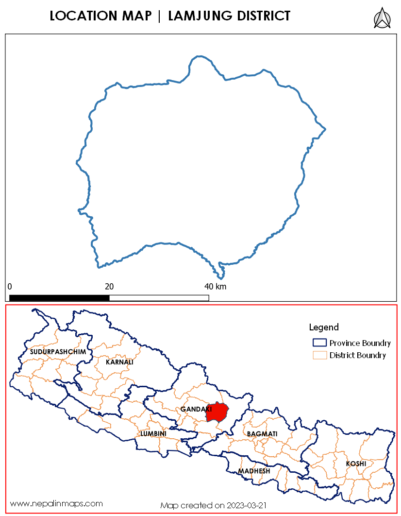 Lamjung | Maps of Nepal