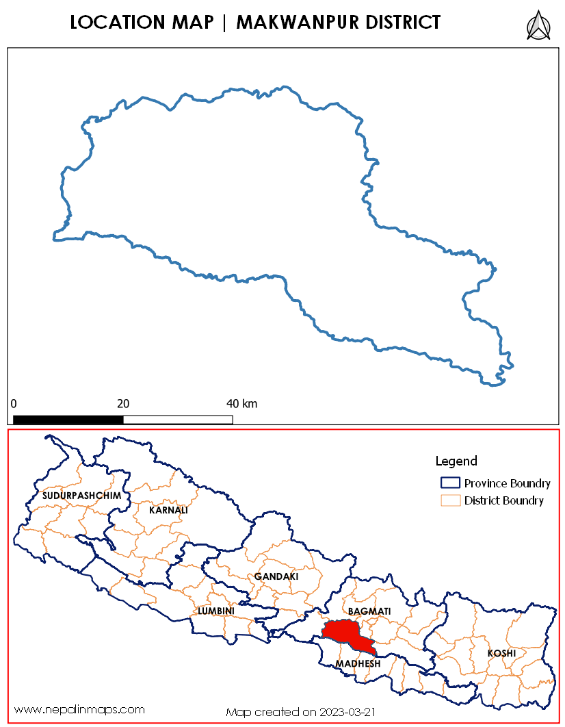 Makwanpur | Maps of Nepal