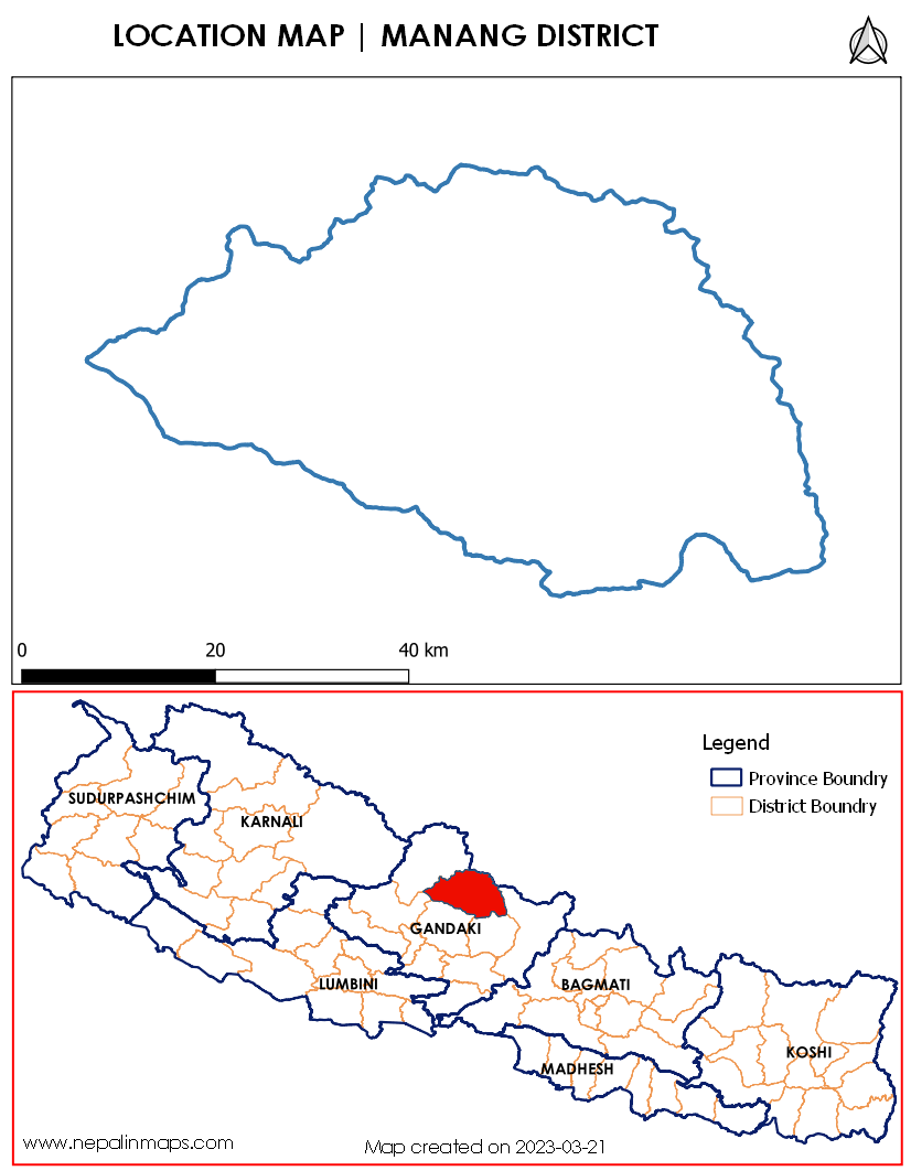 Manang | Maps of Nepal