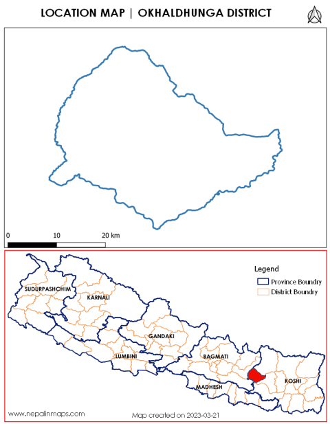 Okhaldhunga | Maps of Nepal