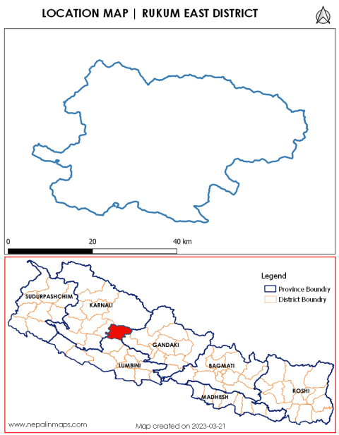 Rukum East | Maps of Nepal