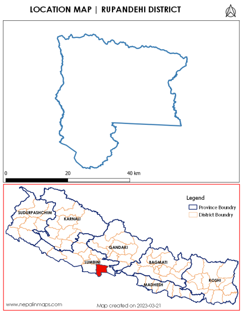 Rupandehi | Maps of Nepal