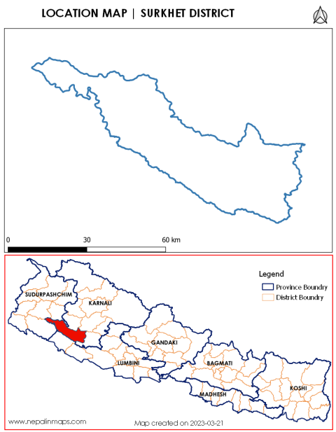 Surkhet | Maps of Nepal