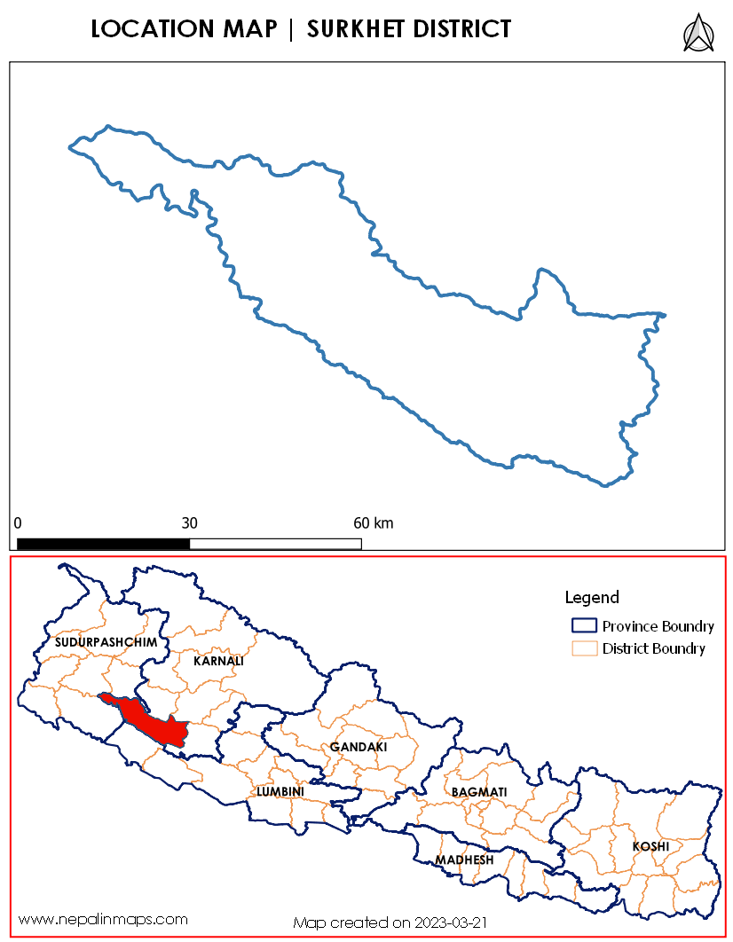 Surkhet | Maps of Nepal