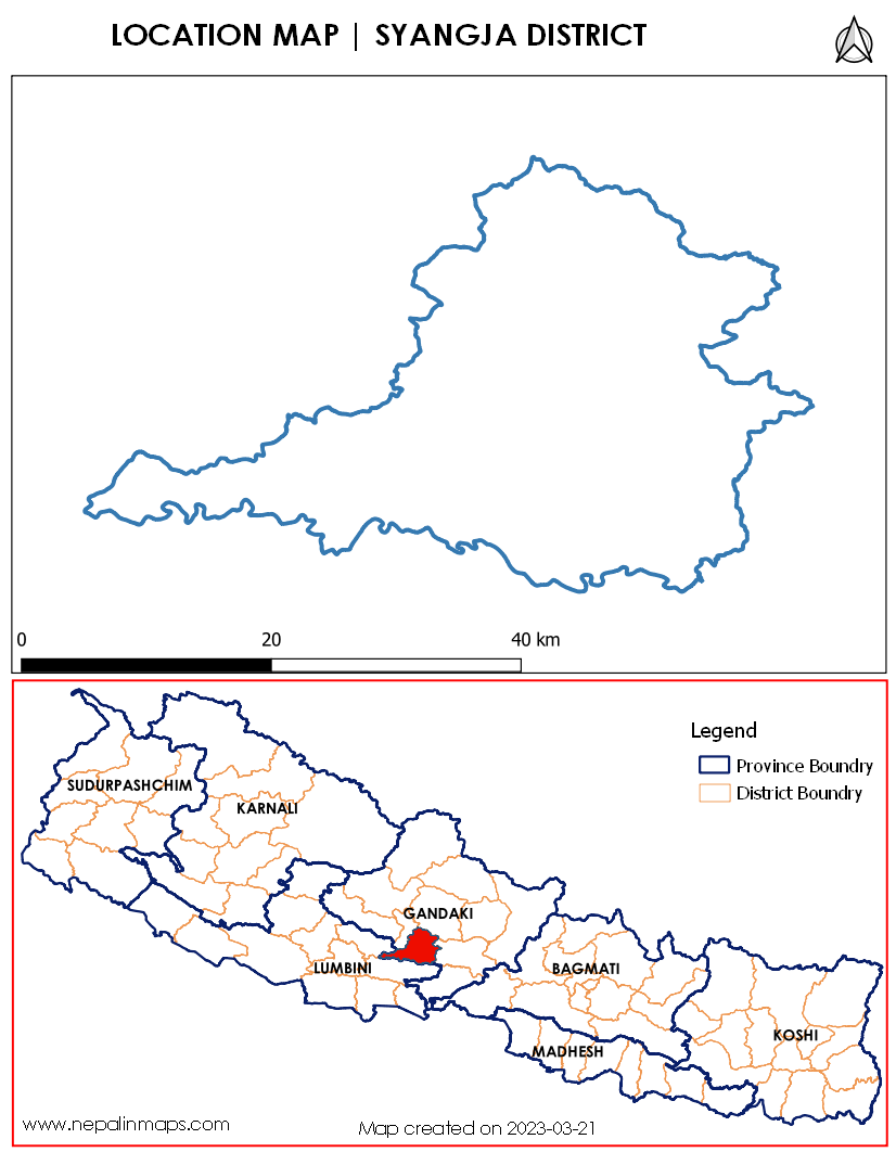 Syangja | Maps of Nepal