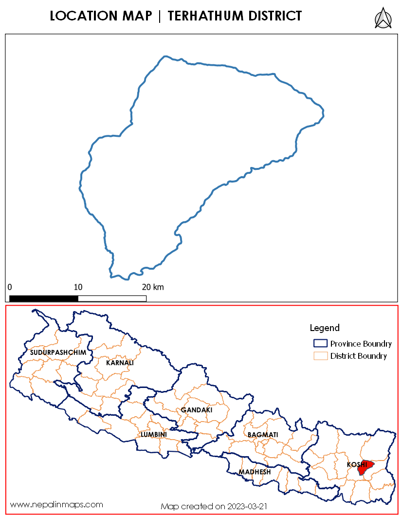 Terhathum | Maps of Nepal