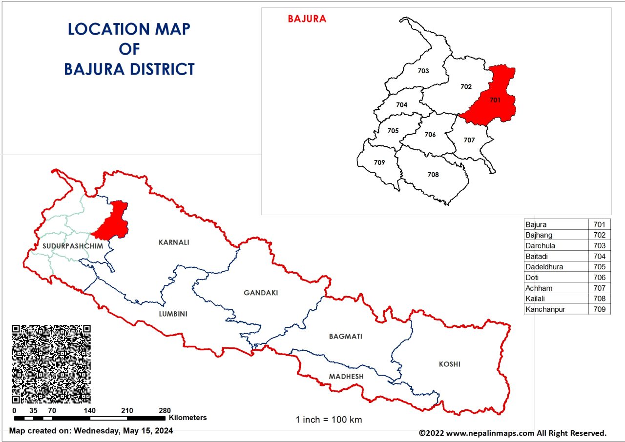 Bajura | Maps of Nepal