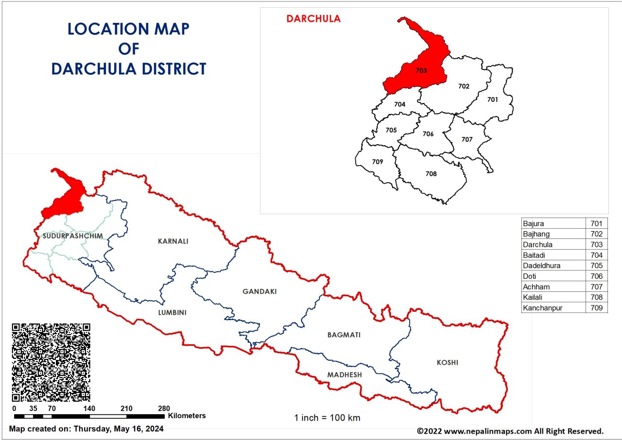 Darchula | Maps of Nepal