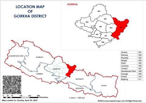 Gorkha | Maps of Nepal