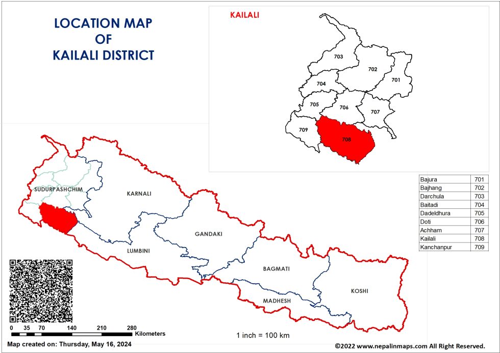 Kailali | Maps of Nepal