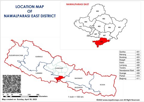 Nawalparasi East | Maps of Nepal