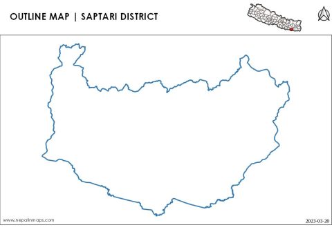 Saptari | Maps of Nepal